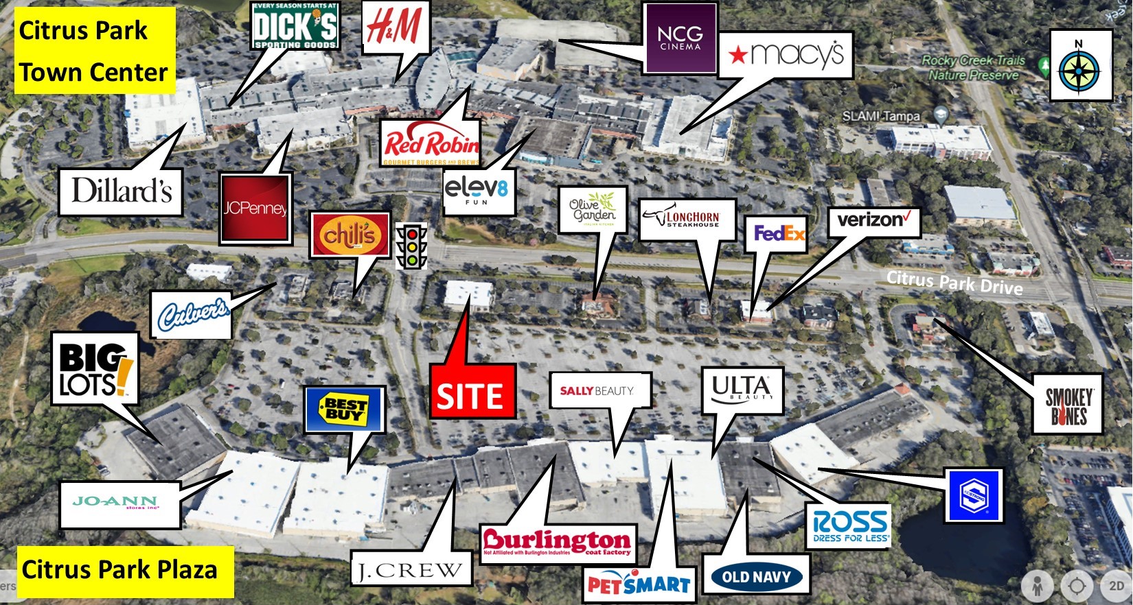For Lease. Retail or Medical space for lease in Citrus Park Tampa